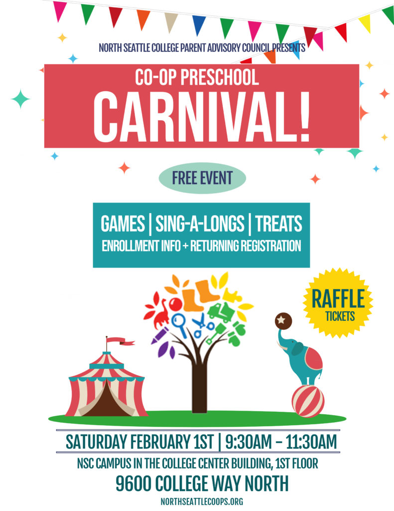 Preschool Registration Carnival | Feb. 1, 2020 - North Seattle ...