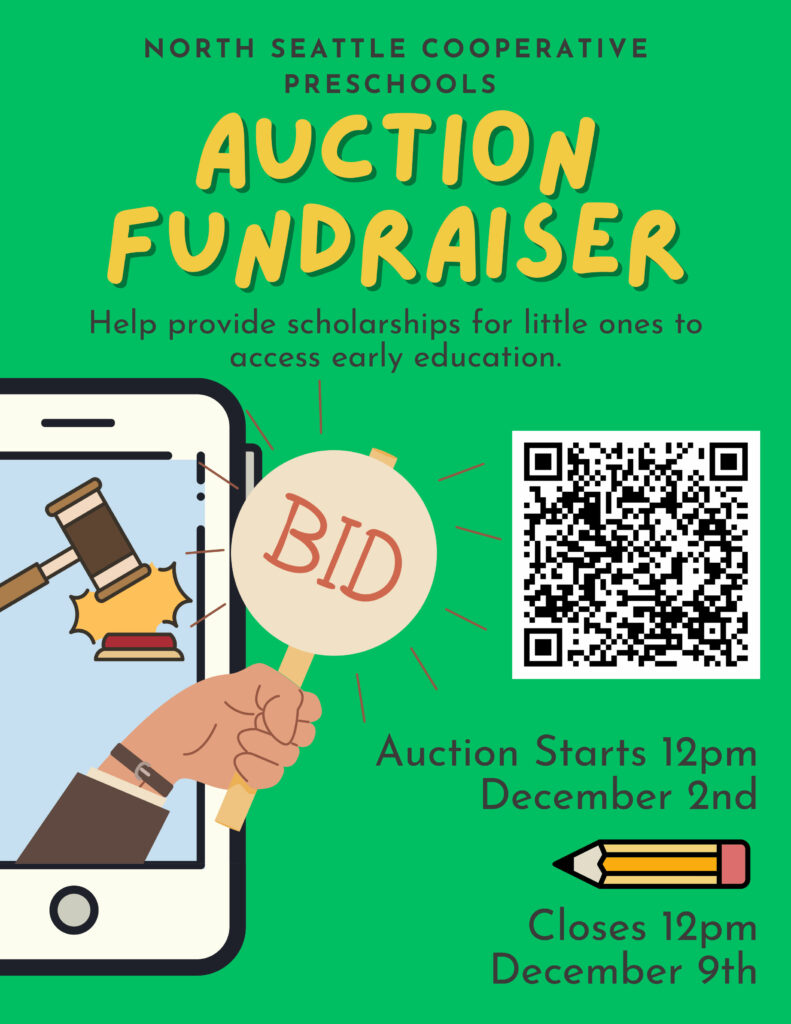 North Seattle Cooperative Preschools Auction Fundraiser - North Seattle ...